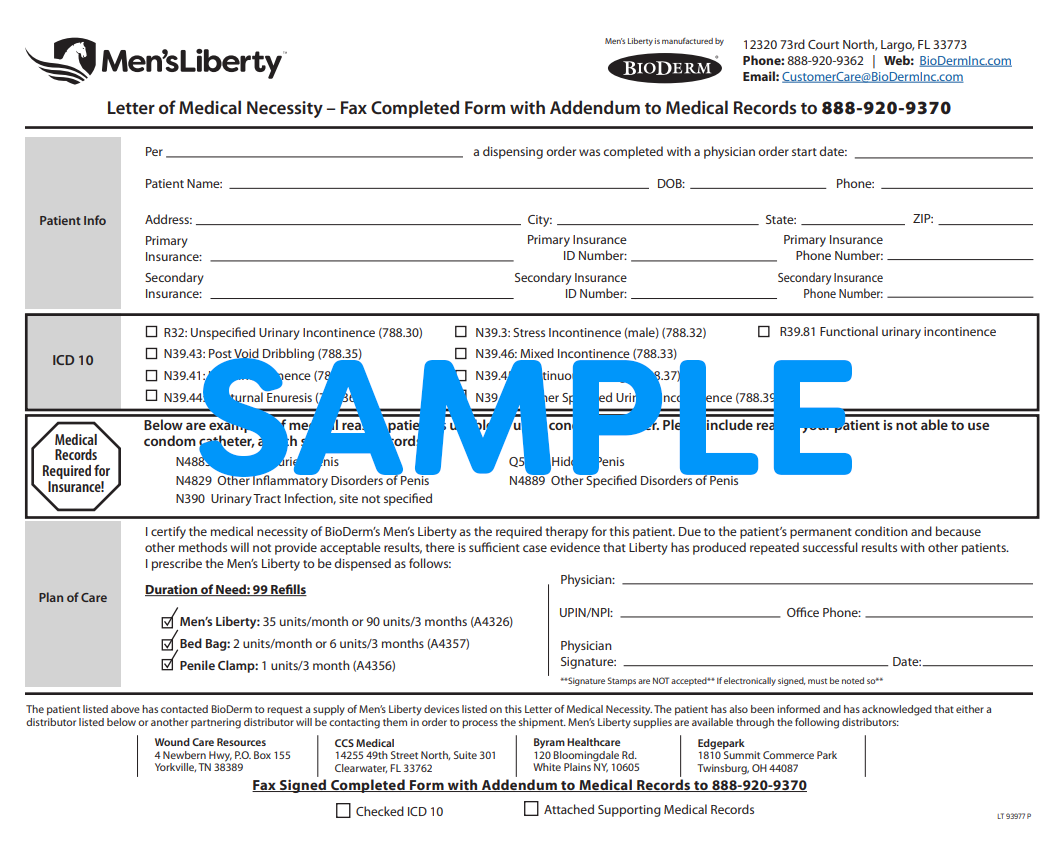 Urinary Incontinence for Healthcare Providers | Men's Liberty